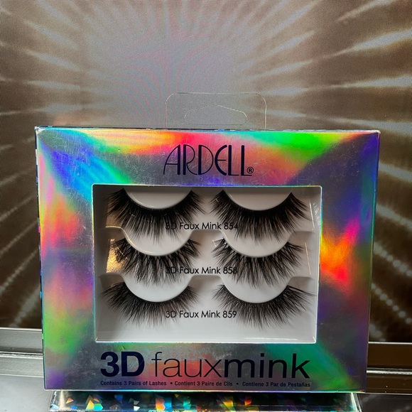 Ardell | Makeup | Ardell 3 Pair 3d Faux Mink False Lashes Set | Poshmark